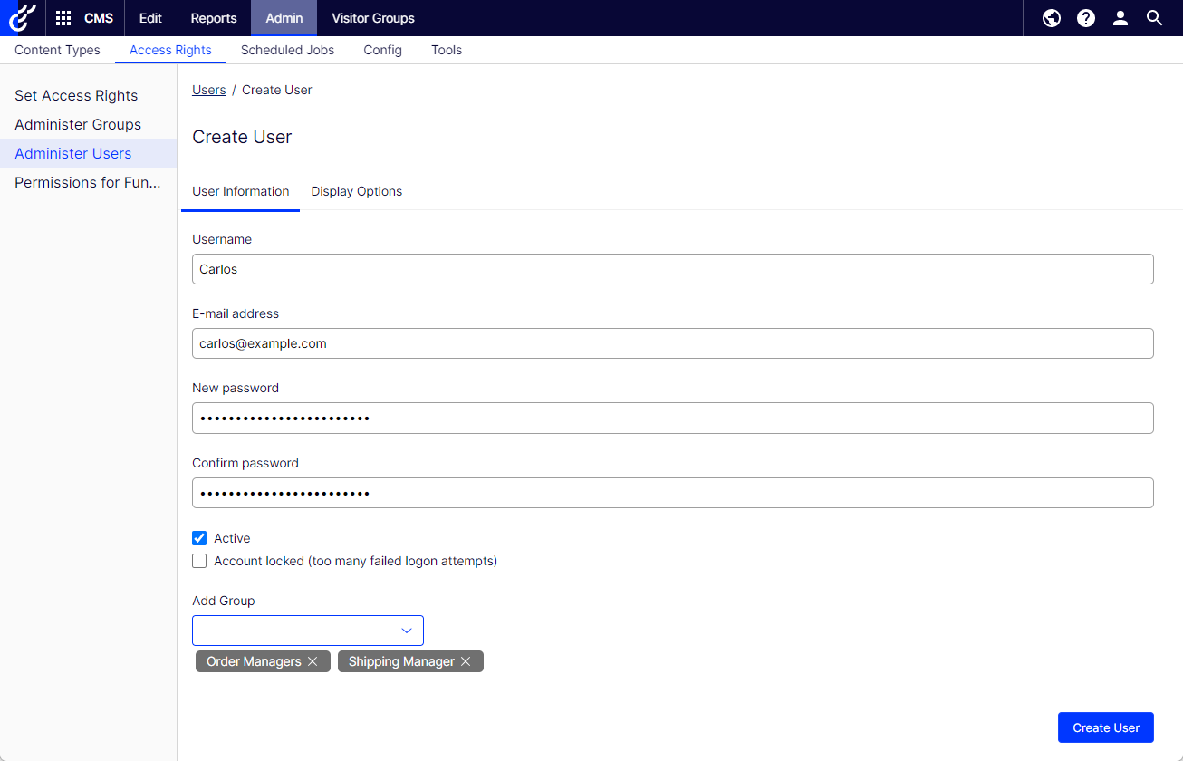 Access rights for Customized Commerce – Support Help Center