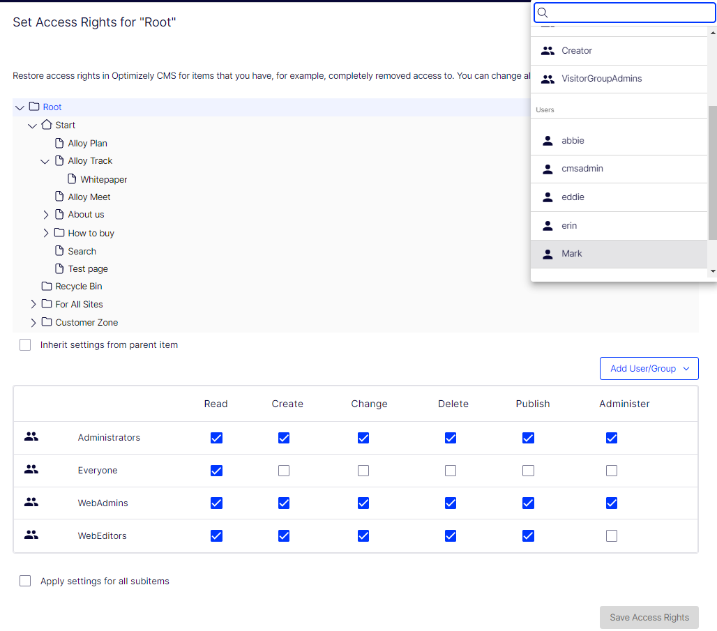 Access rights without Opti ID – Support Help Center