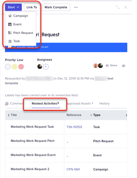 Work requests – Support Help Center