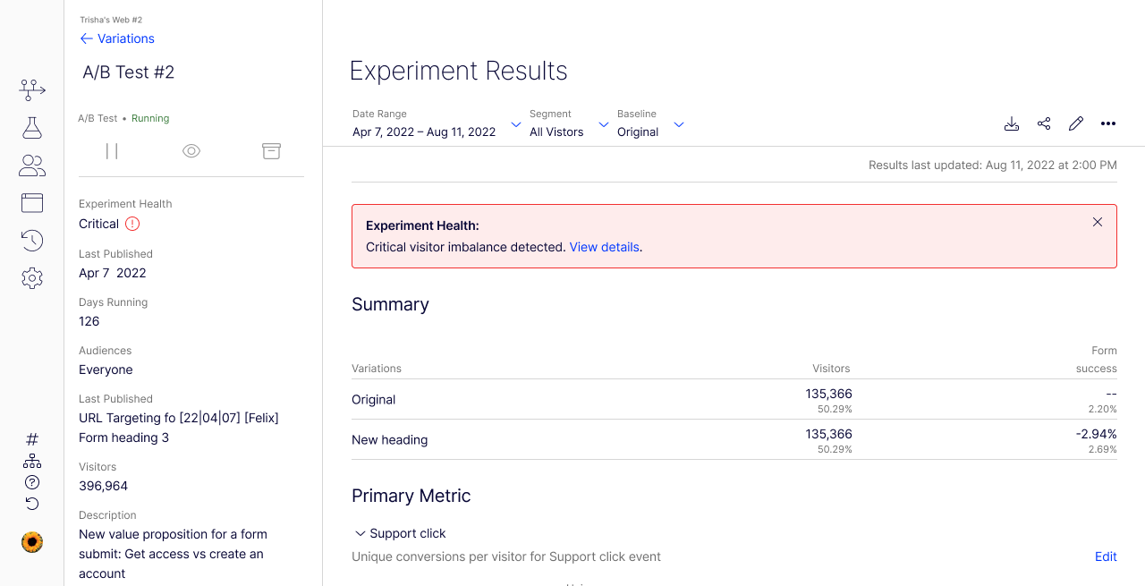 Imbalance detected: What to do if Optimizely's automatic SRM detection alerts you to an ...