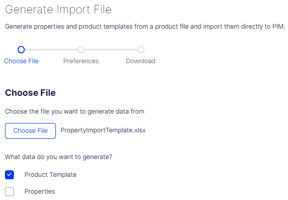Create templates from product data sheets – Support Help Center
