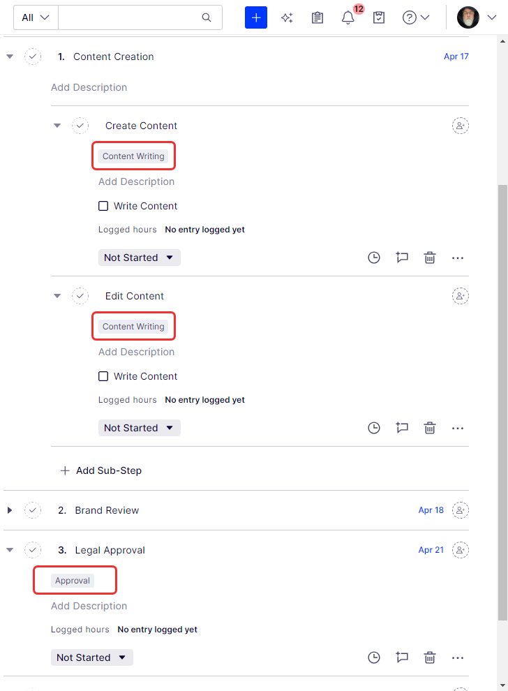 Add fields to steps in a workflow – Support Help Center