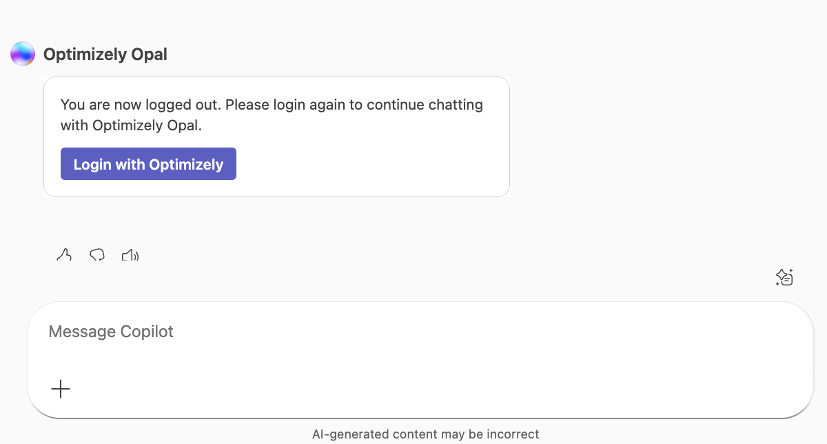 Optimizely Opal in Microsoft Copilot – Support Help Center