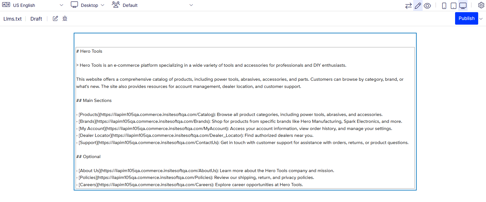 Improve AI-readiness with llms.txt – Support Help Center