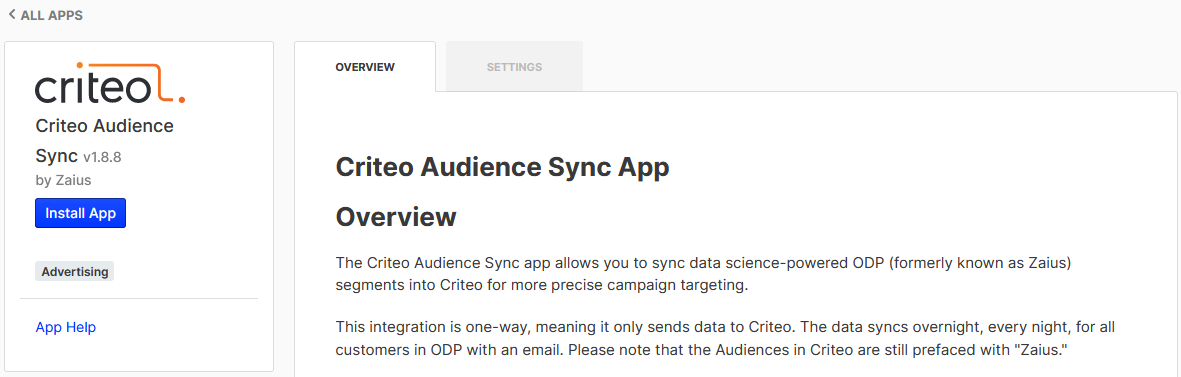 Integrate Criteo – Support Help Center